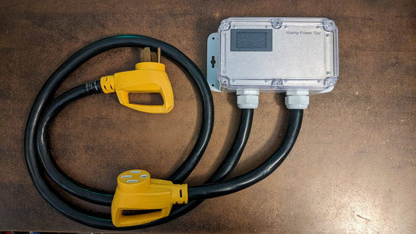 50amp Power Spy™ #32 50A 240v OUTDOOR power monitor - NEMA 14-50 plug ...