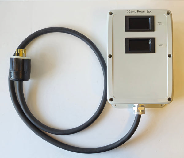 Power Spy™ #4 30A 240v power monitor - NEMA L14-30 to single L14-30 ou ...
