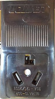 EVSE adapter to allow 10-30 plug equipped EVSE's to plug into common 1 ...