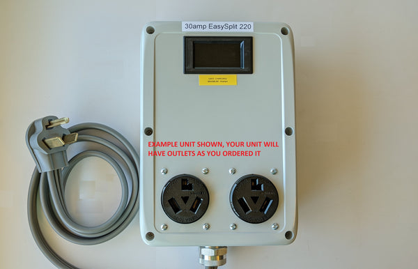 EasySplit 220™ Customize Your Own, 30A 240v Splitter 5ft. cable with k ...