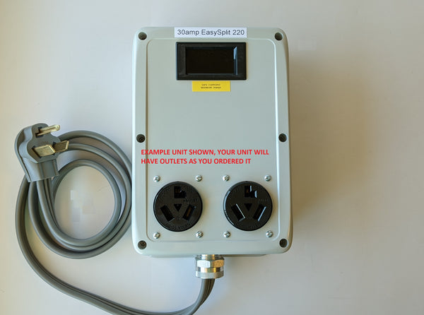 EasySplit 220™ Customize Your Own, 30A 240v Splitter 5ft. cable with k ...