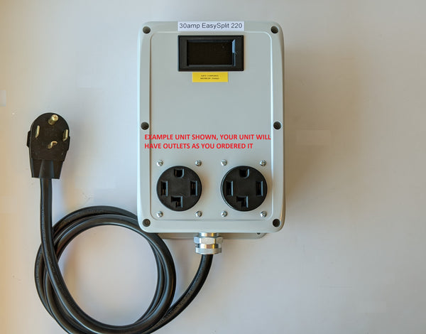 EasySplit 220™ #5 30A 240v Splitter, 5ft. cable NEMA 14-30 plug (1996 ...